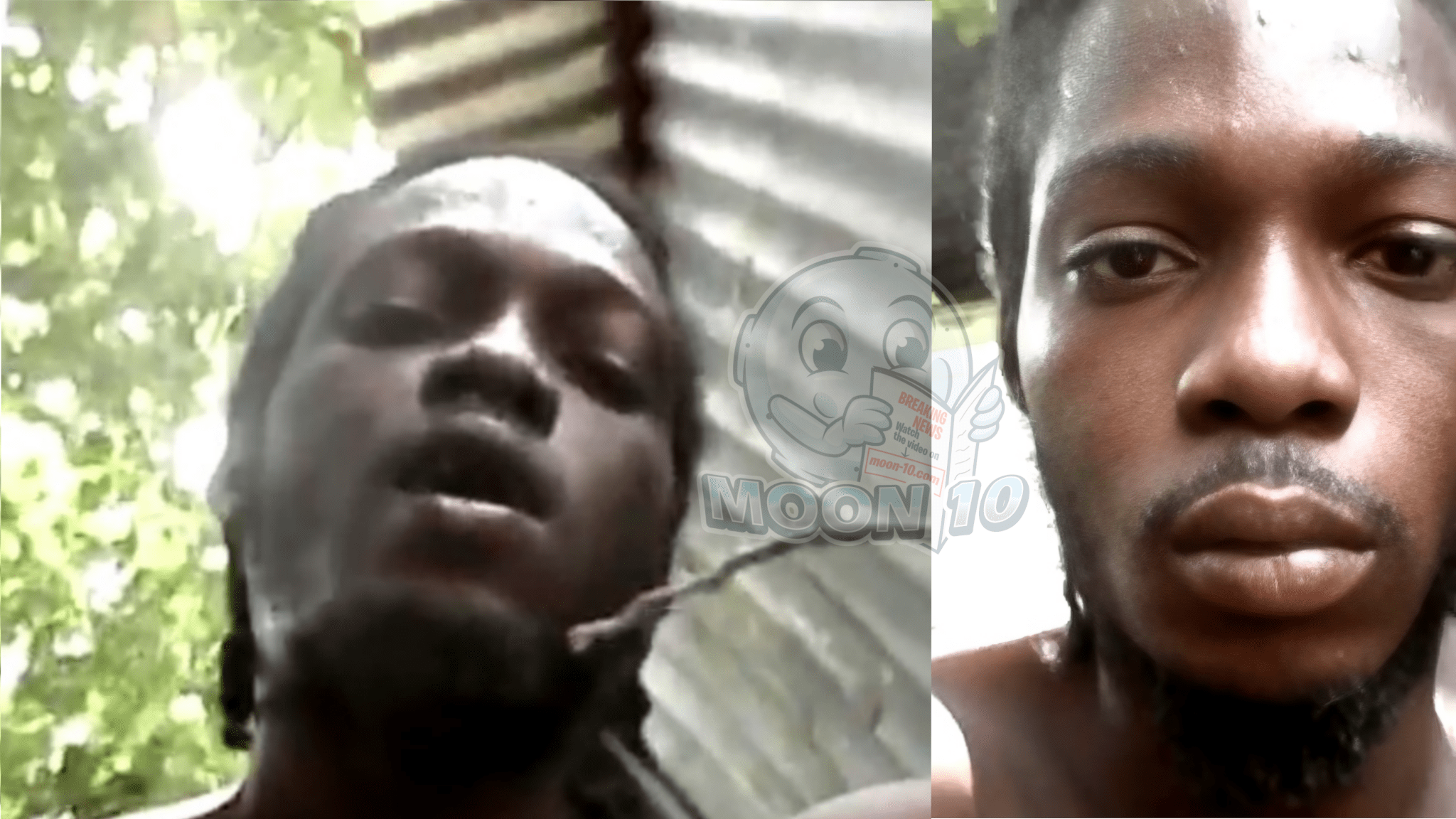 Jamaican Badman 'Fire' Caught Using Bottle - Moon 10