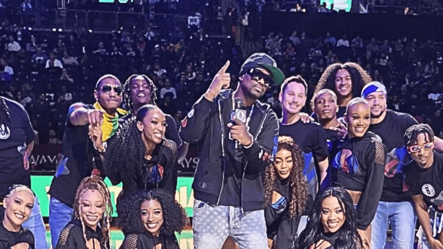 Busy Signal Performs In NBA Game Halftime Show At Barclays Center In ...