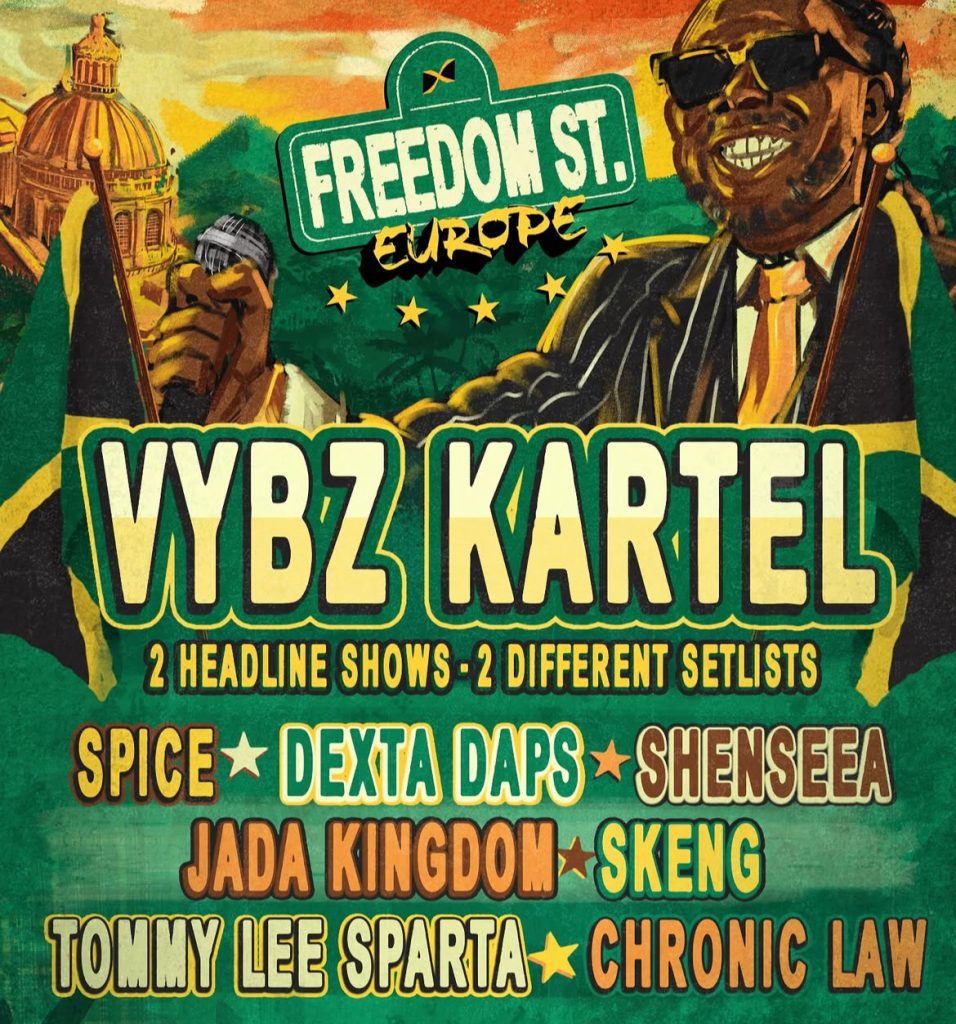 Vybz Kartel Leads A Stellar Lineup In European Leg Of Freedom Street - Moon 10