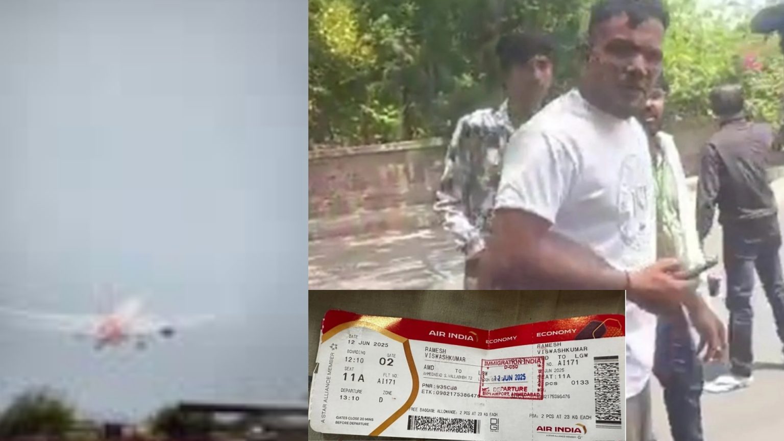 One Survivor, Hundreds Dead: London Man Miraculously Escapes Air India Crash - Moon 10