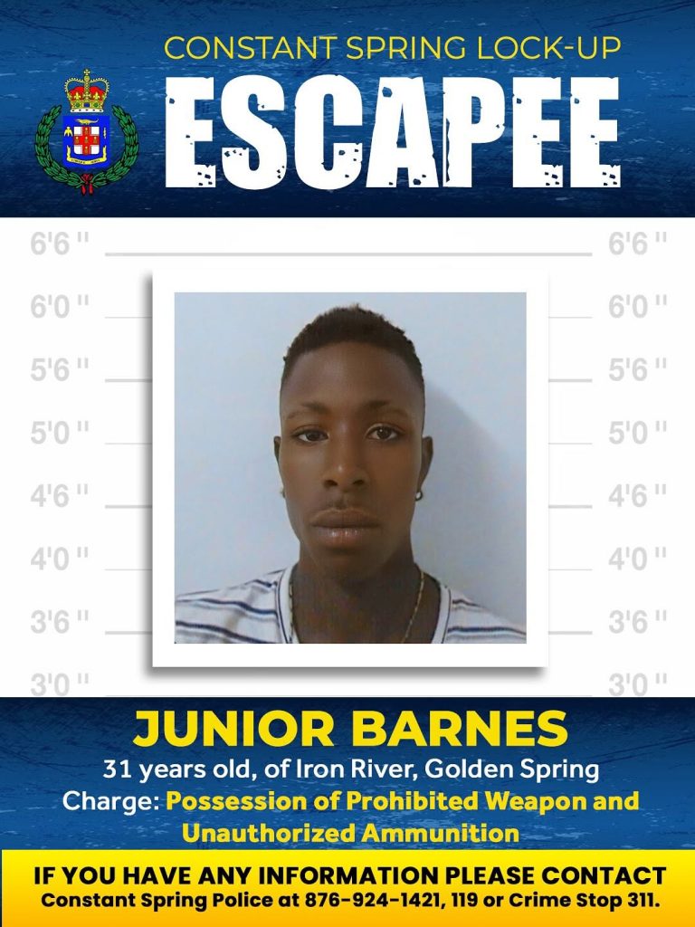 Police Launch Islandwide Manhunt For 8 Inmates After Constant Spring ...